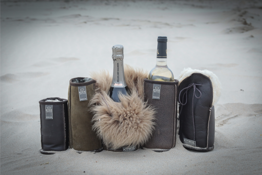 Home - KYWIE cooler. A wine chiller made of sheepskin. 100% natural.